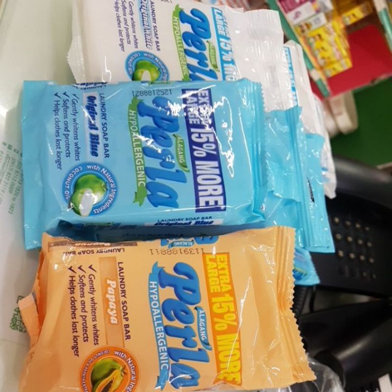 Perla Bar Hypoallergenic Laundry Soap 110g 15% More Biodegradable ...