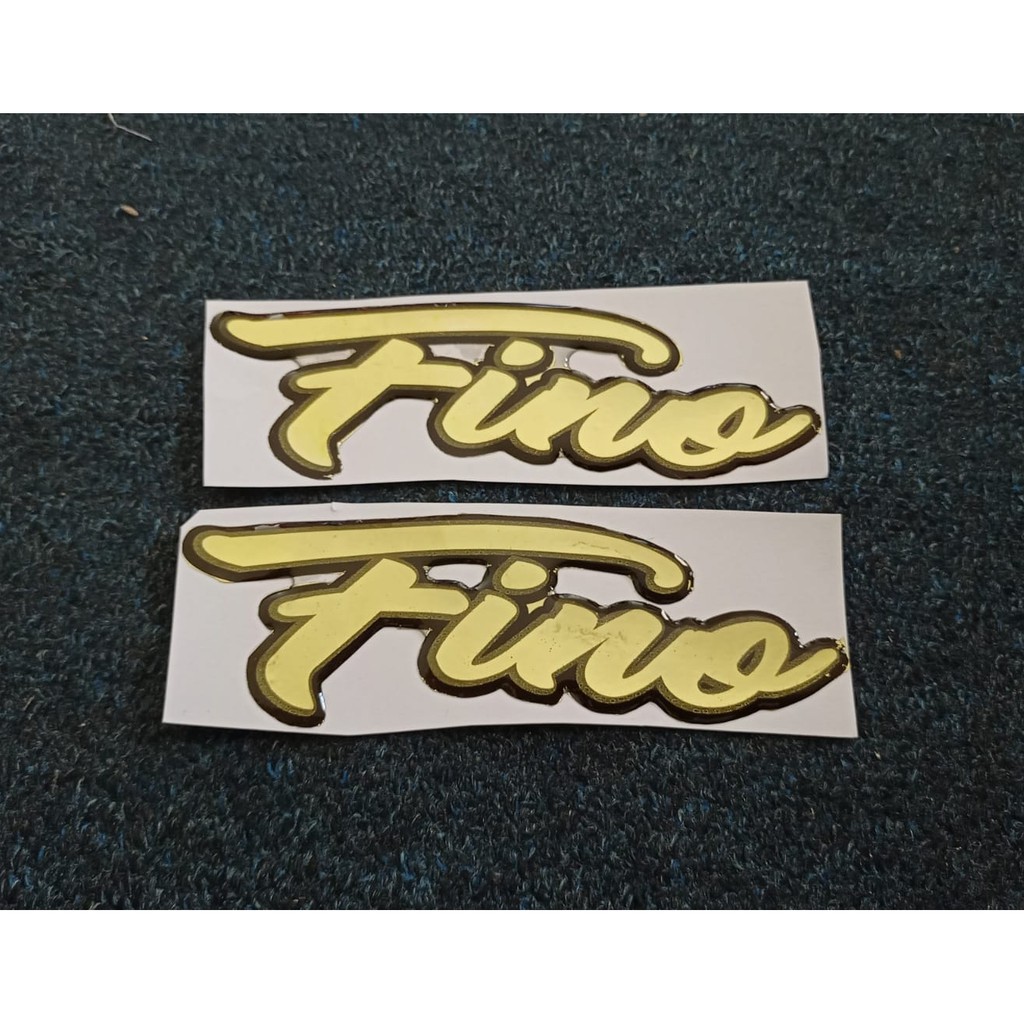 Yamaha FINO Embossed emblem striping Sticker | Shopee Philippines