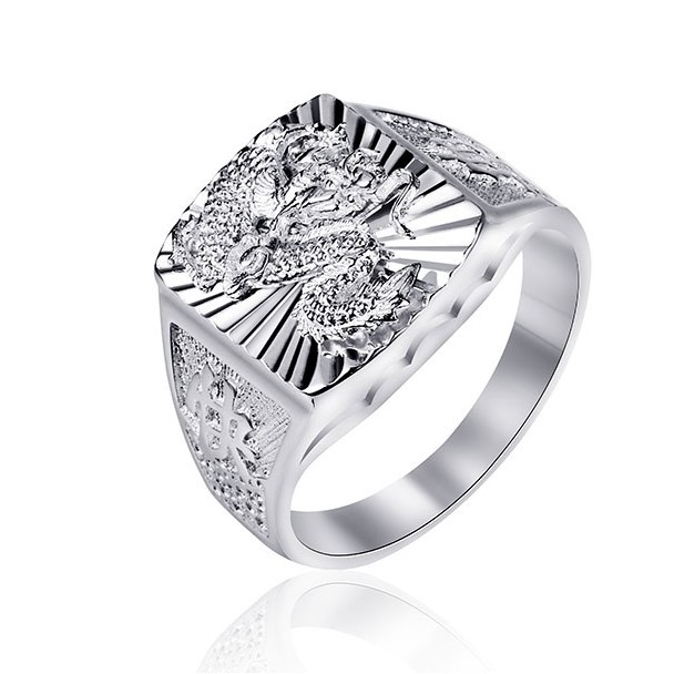 Morning Star Top Silver 925 Italy Ring For Man RMS298 | Shopee Philippines