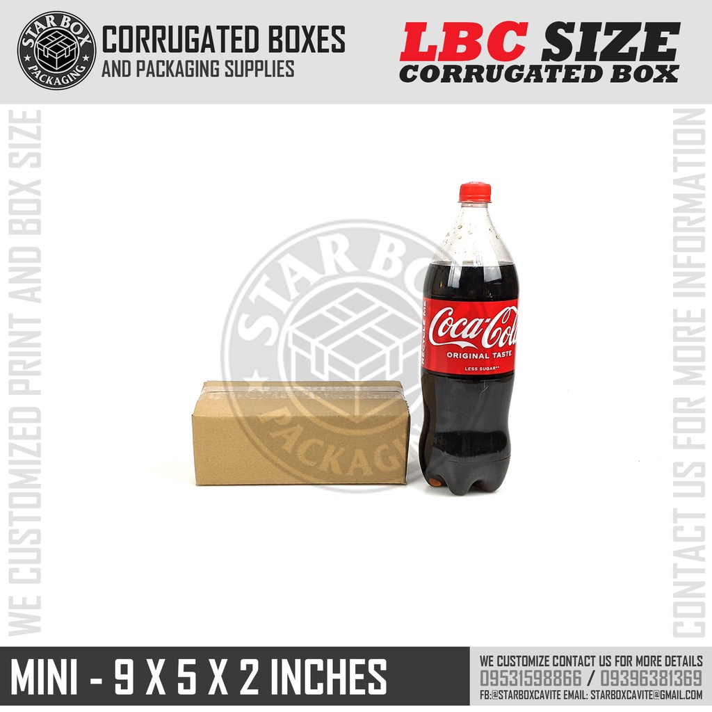 Starbox Mini LBC Express Sizes Corrugated Cargo Shipping Boxes ...