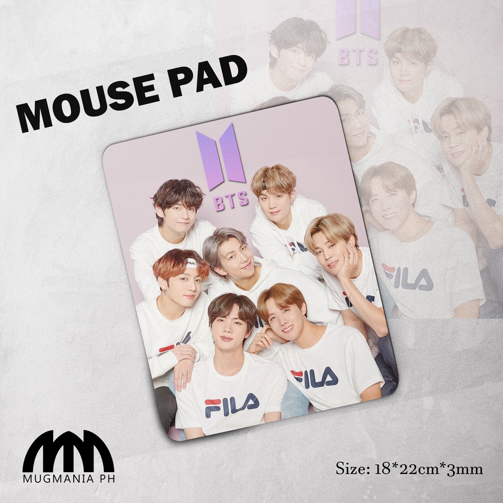KPOP Mouse Pad - Mugmania - Jungkook, V , Jimin , Jin , Suga , RM , J ...