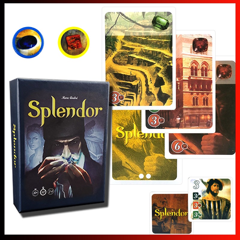 English Splendor Board Game for Home Party Entertainment Kids a ...