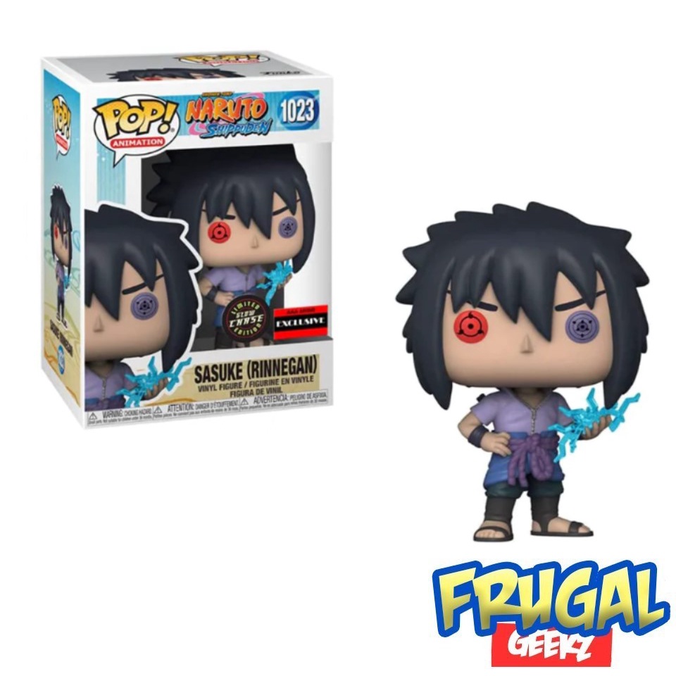 Funko Pop! Anime: Naruto Shippuden - Sasuke Rinnegan Glow in the Dark ...