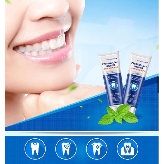 BIOAQUA Pure White Gum Care Toothpaste - Peppermint Fresh Breath 120g ...