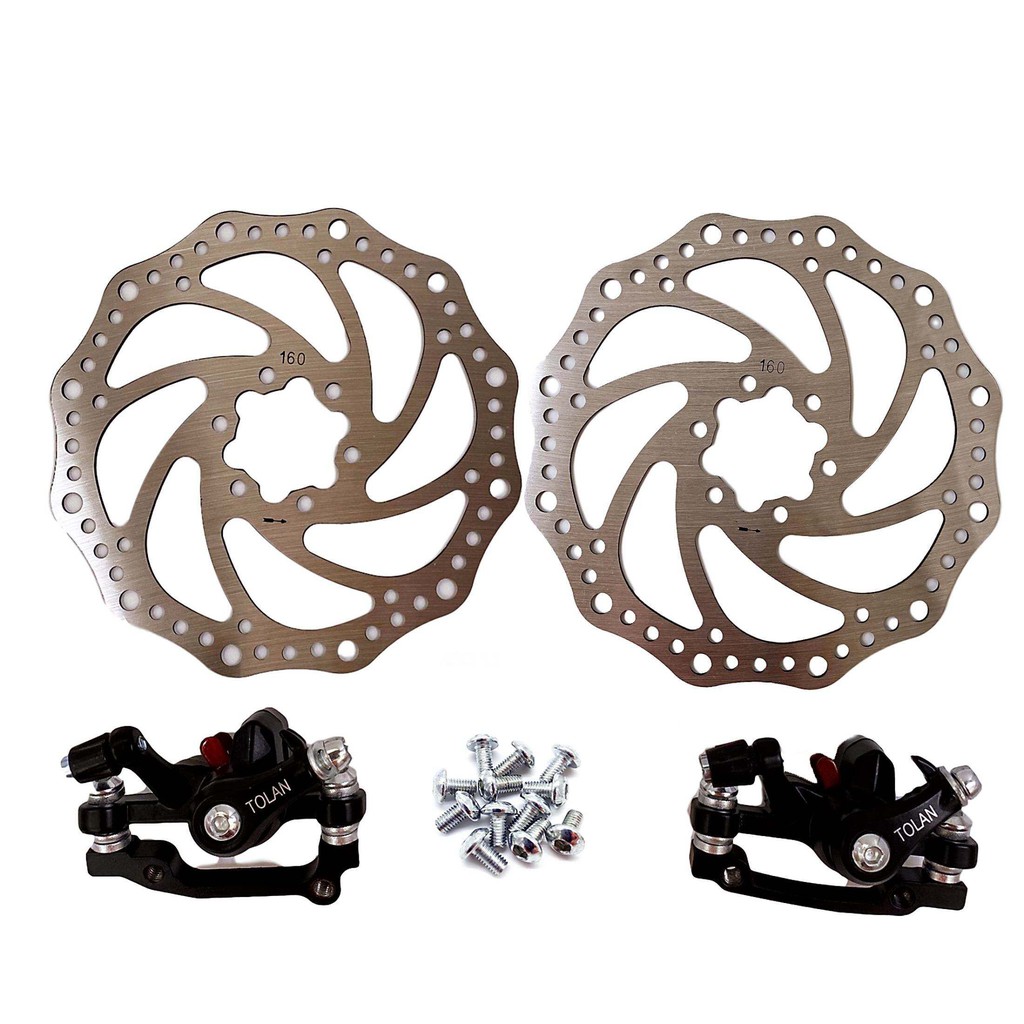 R-200 DISC BRAKE CALIPER SET WITH ROTOR AND BOLTS MOUNTAIN BIKE AND ...