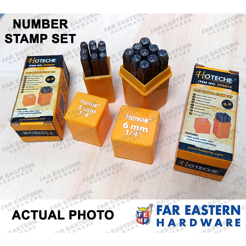 HOTECHE Number | Letter Stamp Punch Set 3mm | 6mm | Shopee Philippines