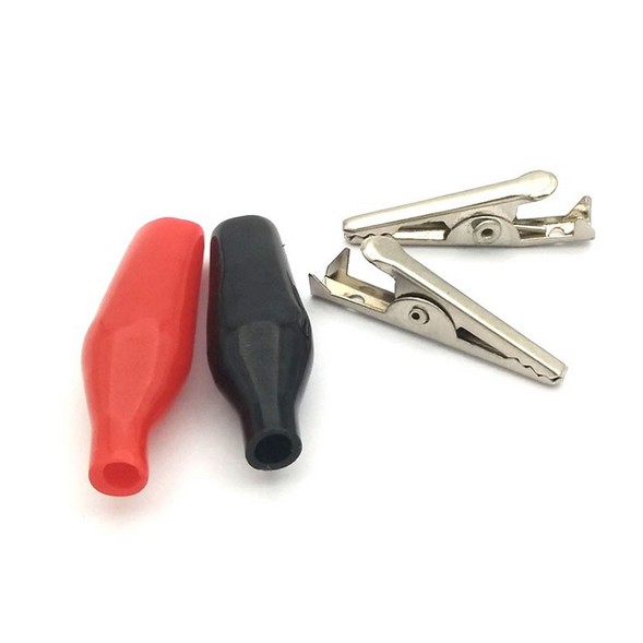 1 pair alligator clip alligator red and black red black 28mm | Shopee ...