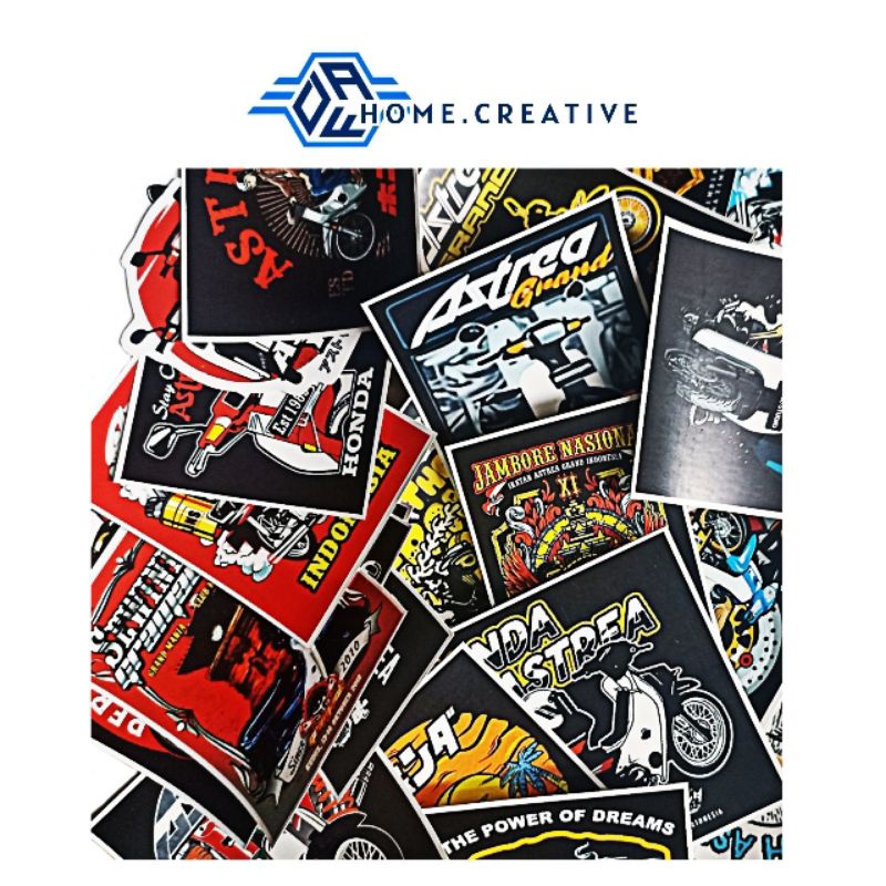 Honda grand stickers/honda grand pack stickers/honda astrea grand ...