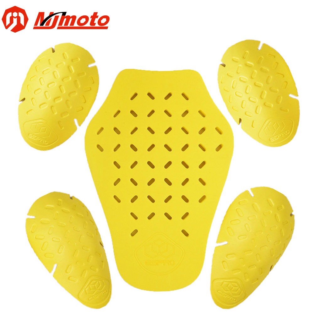 5PCS/Set Motorcycle Jacket Insert Protectors Motorcycle Elbow Pads ...