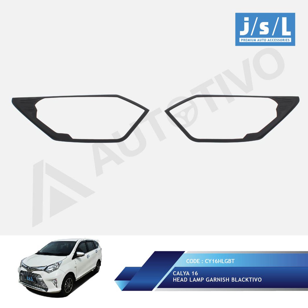Toyota Head Lamp Garnish Blacktivo Series | Shopee Philippines