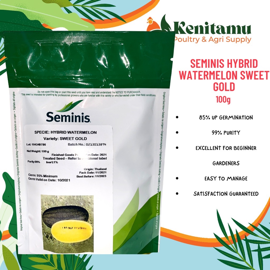 SEMINIS HYBIRD WATERMELON SWEET GOLD 100g | Shopee Philippines