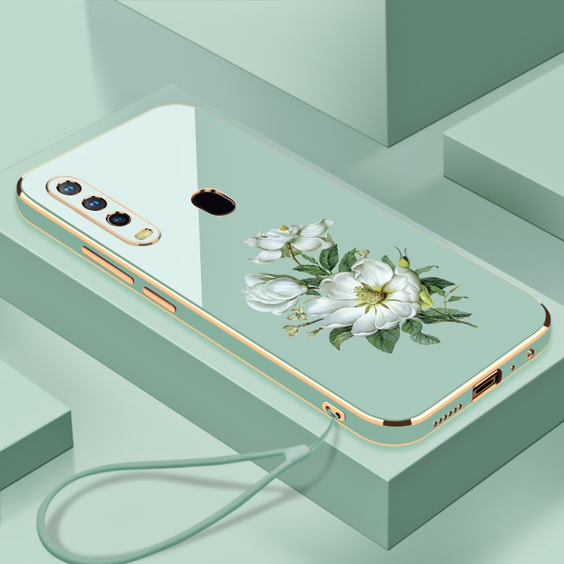 Casing jasmine flowe Vivo y11 y12 y15 y17 y19 Phone Case SoftCase Ultra ...