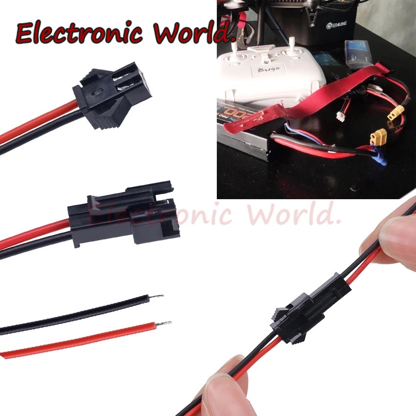 10 Sets Male Female Pair Plug-In LED Power Cord Terminal Cable Air Plug ...