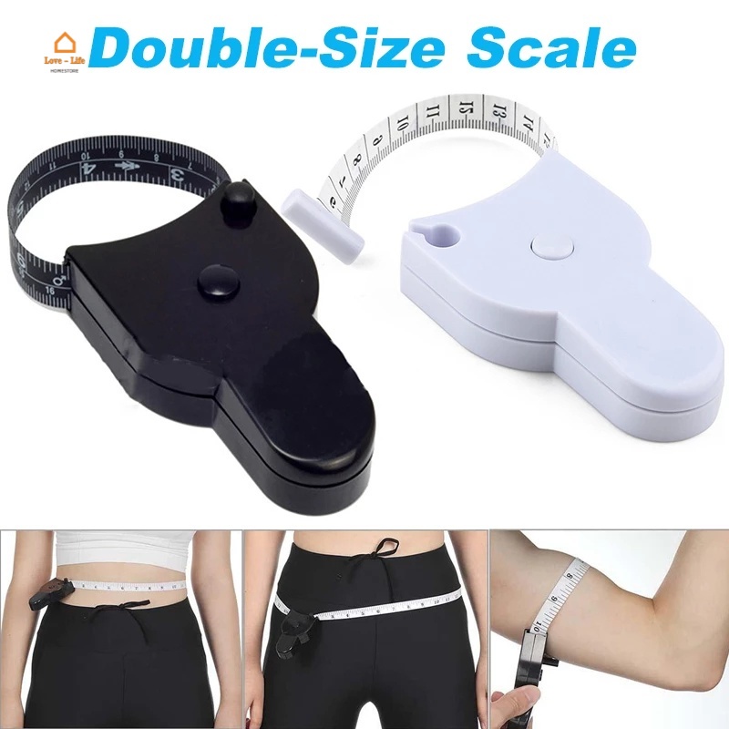 59inch Automatic Shrinking Measure Tape / Body Waist Measuring Ruler ...