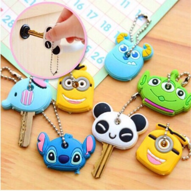 Fashion Boutique New Korean cute cartoons Character Key Chain Cover ...