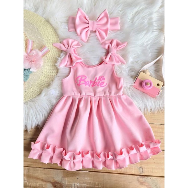 CAROLINE BARBIE DRESS for baby 1 TO2 YRS OLD neoprene fabric (vinyl ...