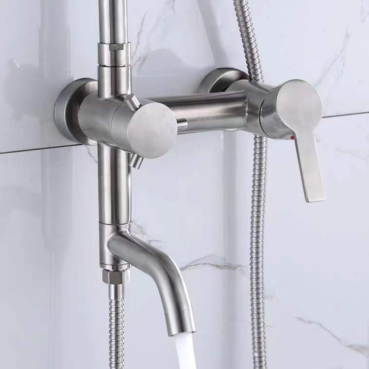 SUS 304 Stainless Shower Set Mixer Faucet Matte Design | Shopee Philippines