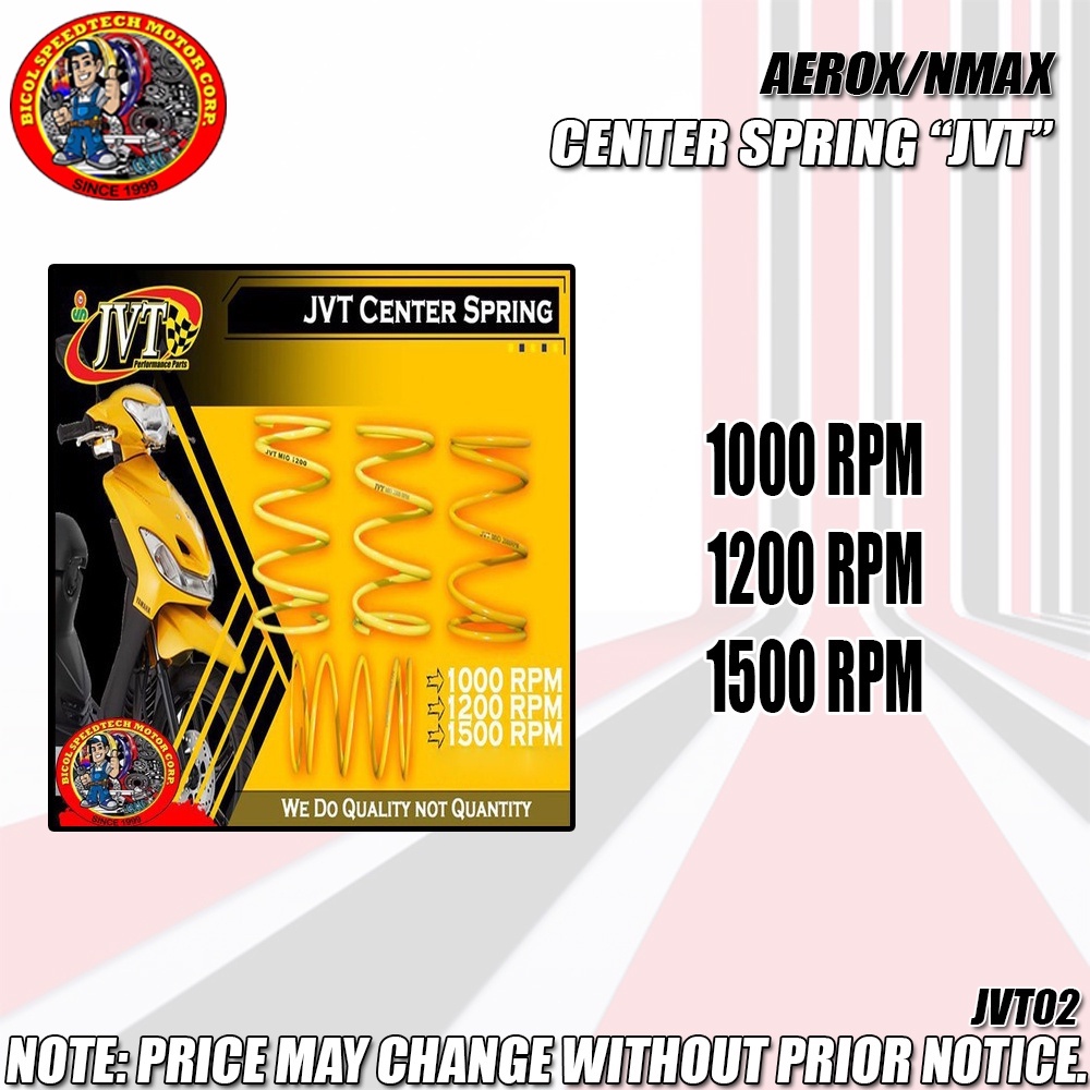AEROX/NMAX CENTER SPRING "JVT" (1000RPM-JVT02J, 1200 RPM: JVT02K ...