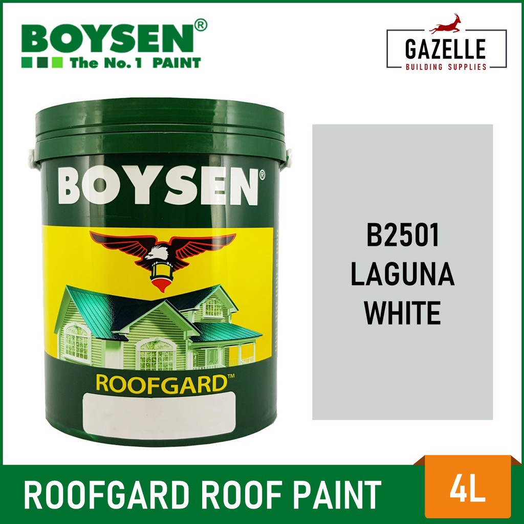 Boysen Roofgard Roof Paint - 4L (8 colors) | Shopee Philippines