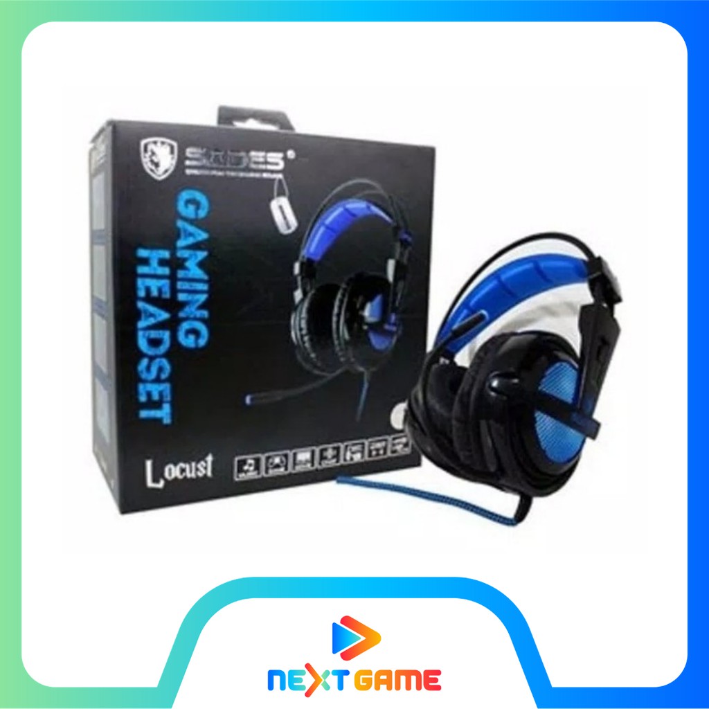 Sades SA 704 Black Color Gaming Headset 7.1 Sound Channel | Shopee ...