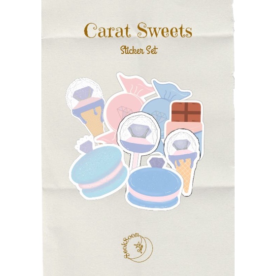 SEVENTEEN STICKERS - CARAT SWEETS STICKER SET | Shopee Philippines