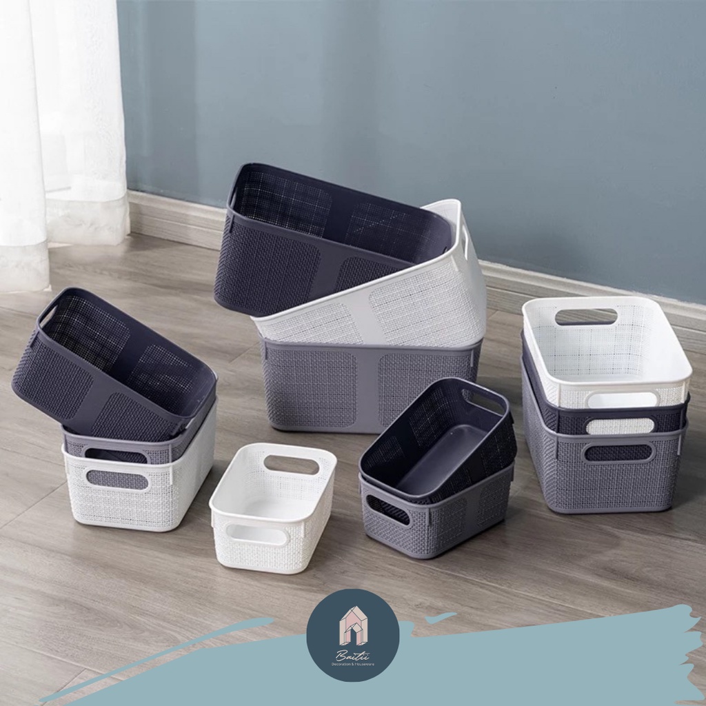 PUTIH Storage BAITI - KAIA - KANA - 6125 OVAL BASKET TRANSPARENT WHITE ...