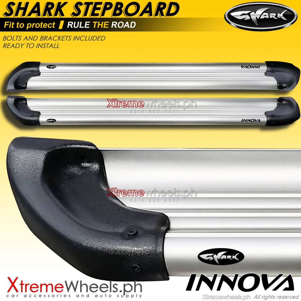 Innova J E G 2016-2024 Shark Step board / Hard Aluminum Stepboard ...