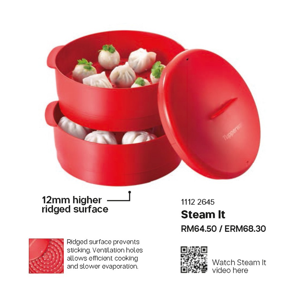 Tupperware Steam It Set | Shopee Philippines
