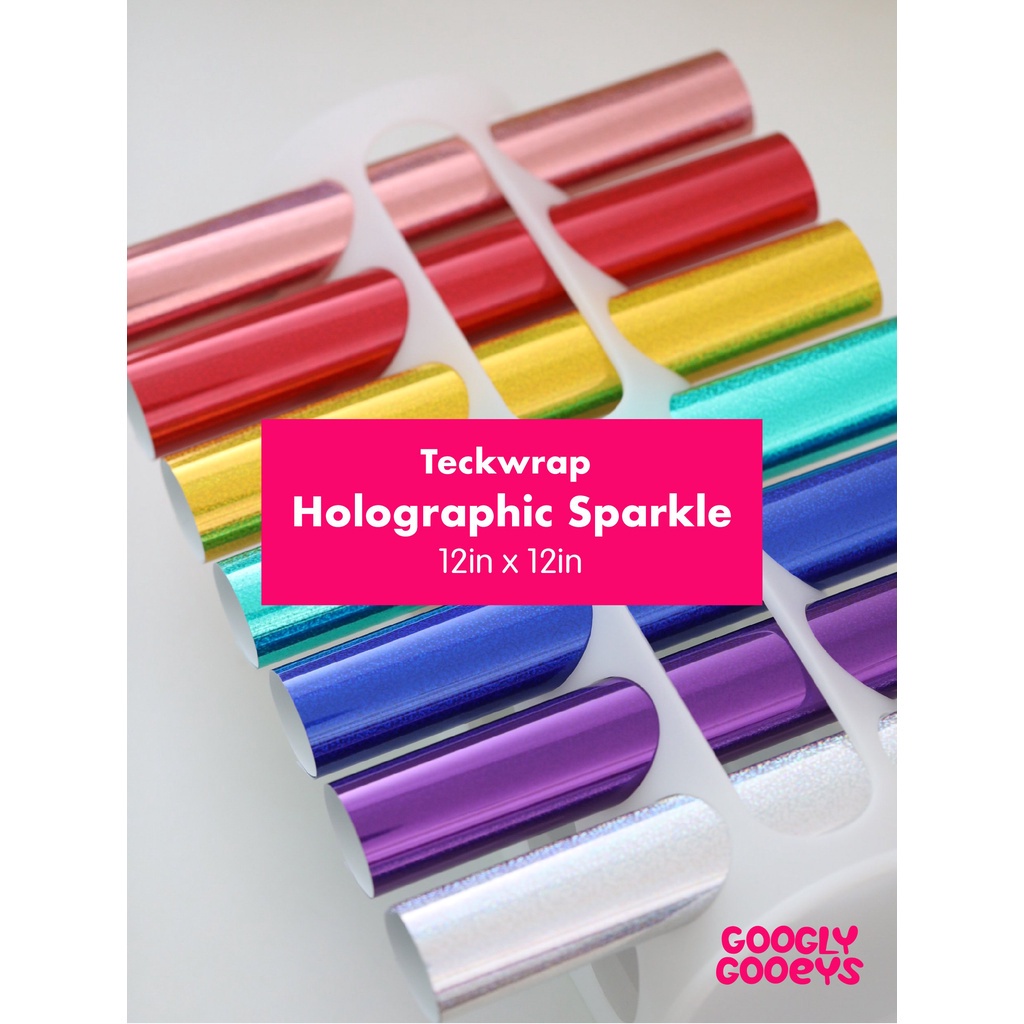 Teckwrap Holographic Sparkle (12x12) Adhesive Vinyl Stickers Decal DIY ...
