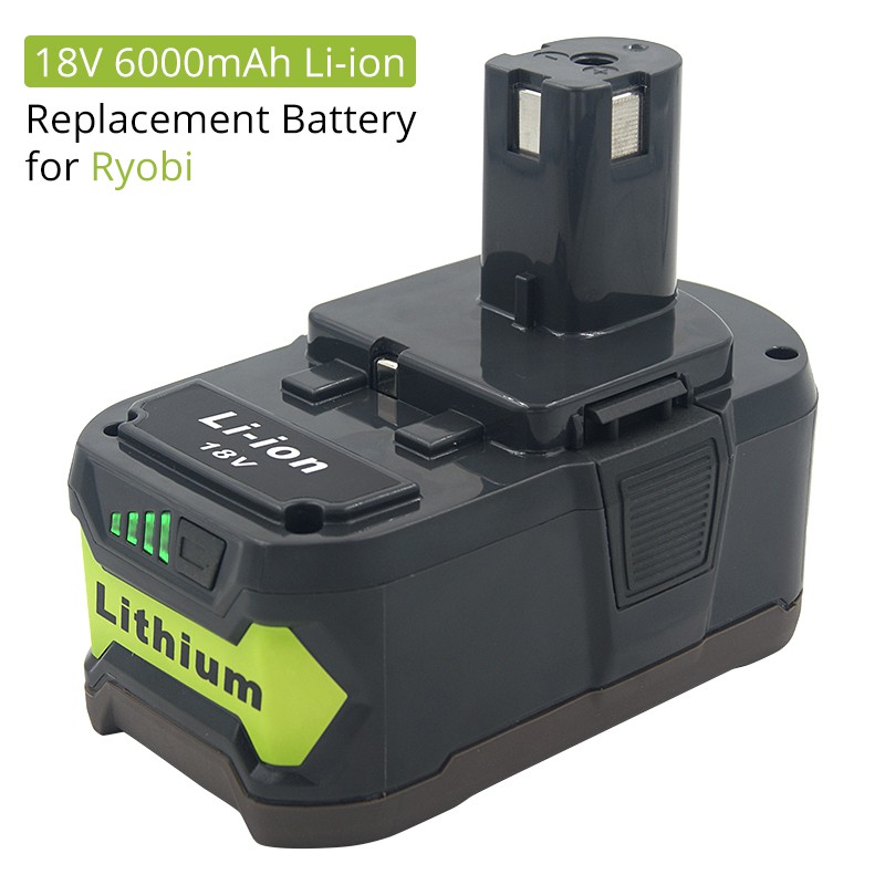New18V 6000mAh Li-ion Rechargeable Battery for Ryobi ONE+ cordless ...
