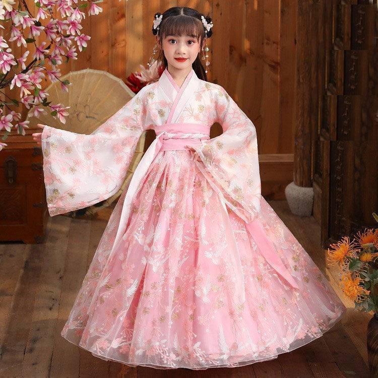 Baby girl dress Cosplay Hanfu Chinese style dress Girls Hanfu Children ...