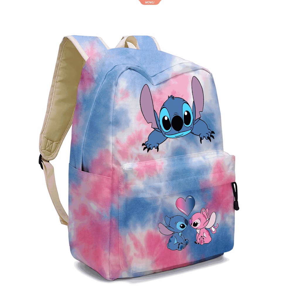 New Cartoon Stitch Backpack Waterproof Cute Schoolbag Kawaii Girl ...