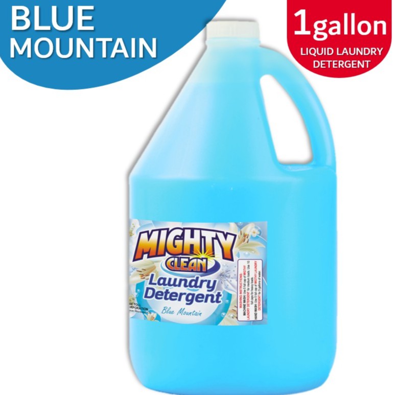 Mighty Clean Liquid Laundry Detergent Blue Mountain Scent - LLD blue ...