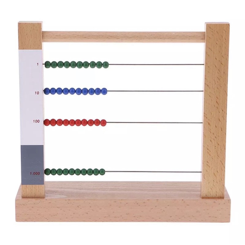 Montessori Wooden Small Bead Frame | Shopee Philippines