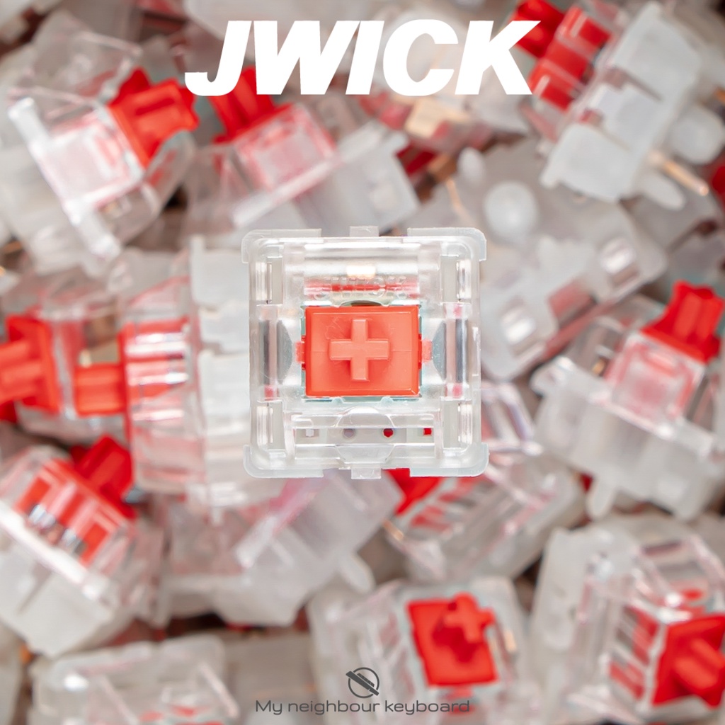 Jwick Red Linear Switch 5-Pin PCB Mechanical Keyboard | Shopee Philippines