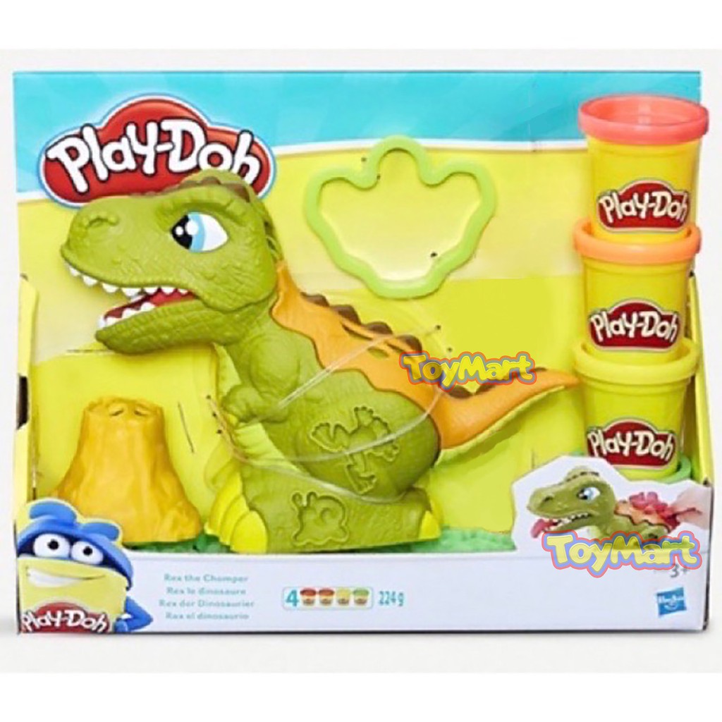 Play-Doh Rex the Chomper Clay Play Set Dinosaur Clay Playdoh Set with 3 ...