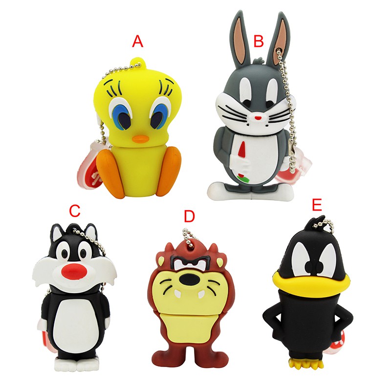 Looney Tunes usb flash drive 32GB pendrive 16GB 8GB 4GB bugs bunny ...