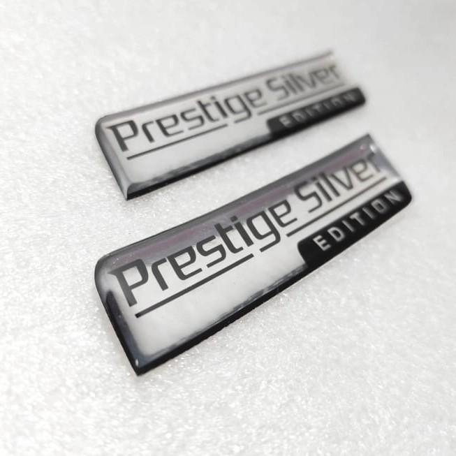 Prestige Silver Edition 3D Logo Emblem Badge Sticker | Shopee Philippines