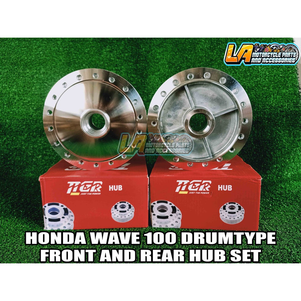 TTGR HONDA WAVE 100 DRUMBRAKE FRONT AND REAR HUB SET | Shopee Philippines