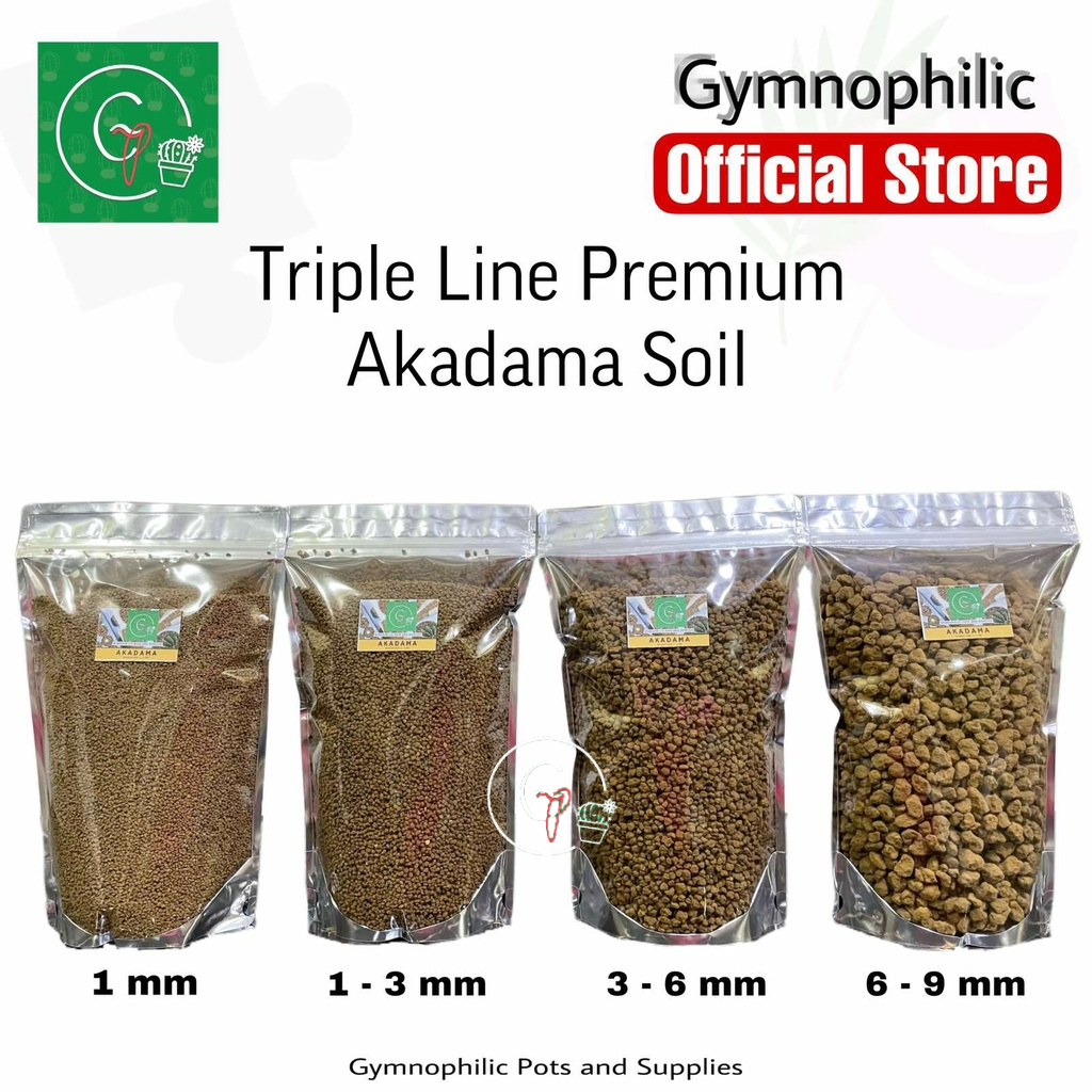 Gymnophilic Premium Akadama Soil 250g, 500g And 1kg 1mm, 1-3mm , 3-6mm & 6-9mm | Shopee Philippines