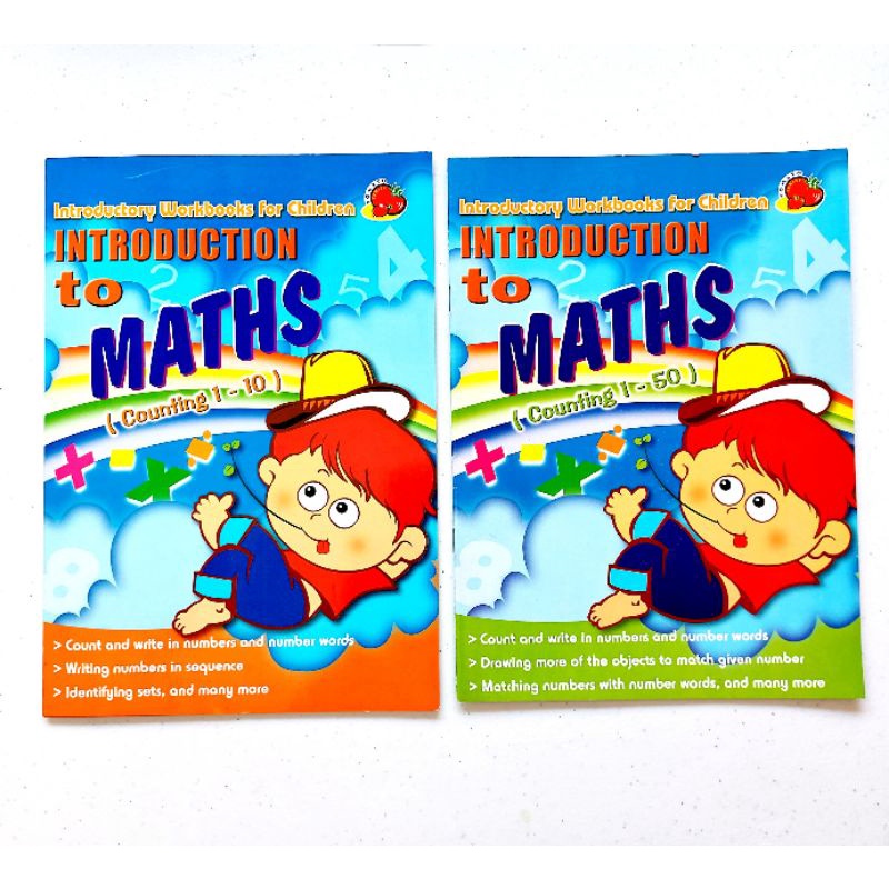 Introduction To Math - Counting 1 to 10, Counting 1-50 Workbook ...