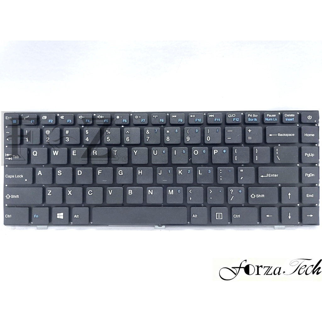 Zyrex SKY 232 ZYrex Keyboard EXTREME SKY 232 30cm Keyboard Black ...
