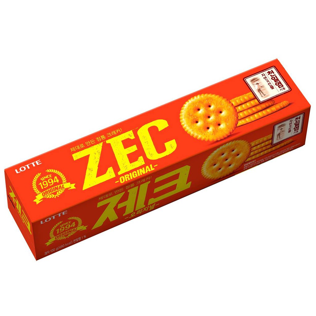 LOTTE Bread Crackers 100G. Korean Snacks/ZEC CRACKER 100G. | Shopee ...