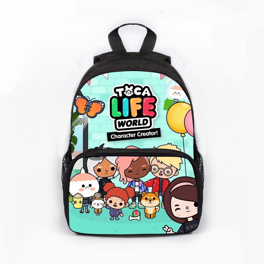 ColorCoral Toca Boca 3D Print Backpacks Kawaii Kids Children Small ...
