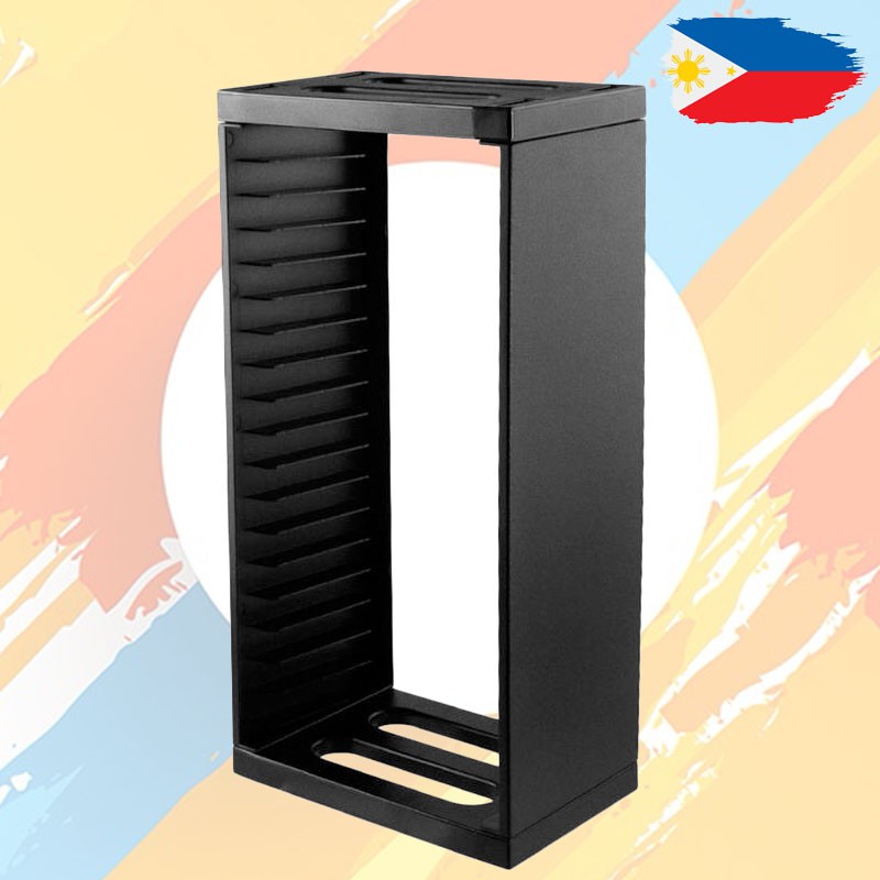 PlayStation PS4, PS5, XBOX 18-Slot Game CD Disc Storage Rack Stand Case ...