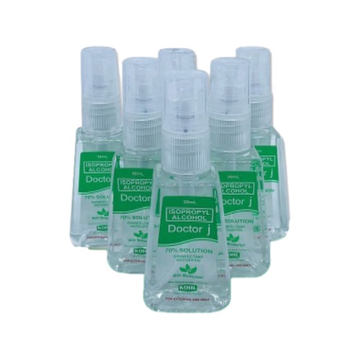 Doctor J 70% Isopropyl Alcohol 5 + 1 130mL | Shopee Philippines