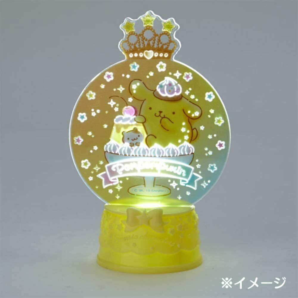 Original Sanrio Pompompurin Flashlight Room Light Snow Globe | Shopee ...