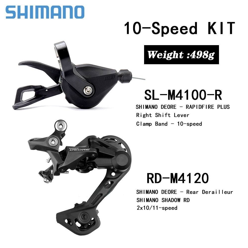 SHIMANO DEORE M4100 Groupset Mountain Bike 1x10-Speed 36T 42T 46T 50T ...