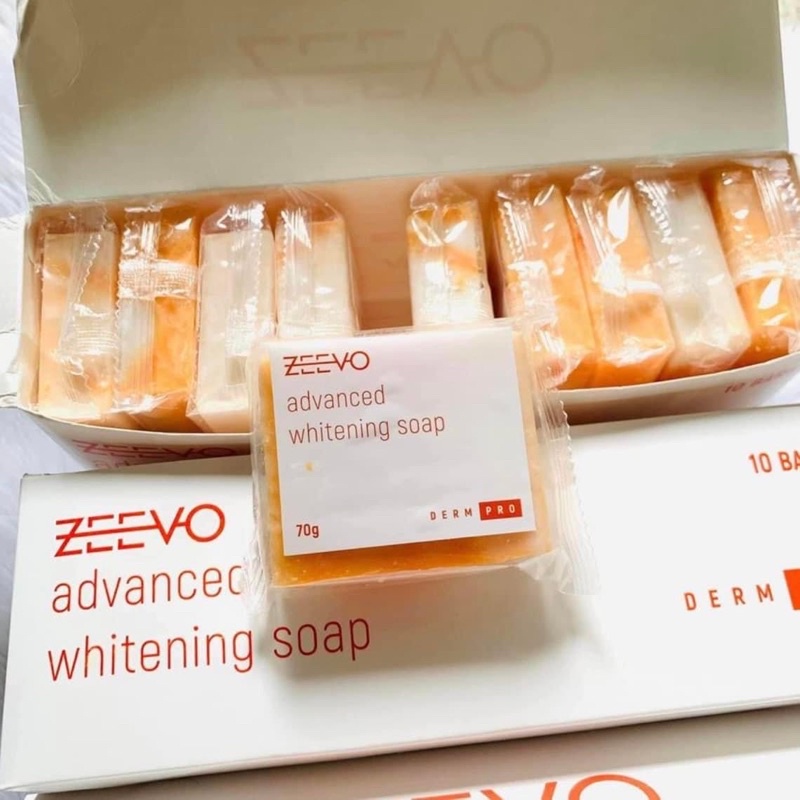ZEEVO ADVANCED WHITENING SOAP (1 BOX) | Shopee Philippines