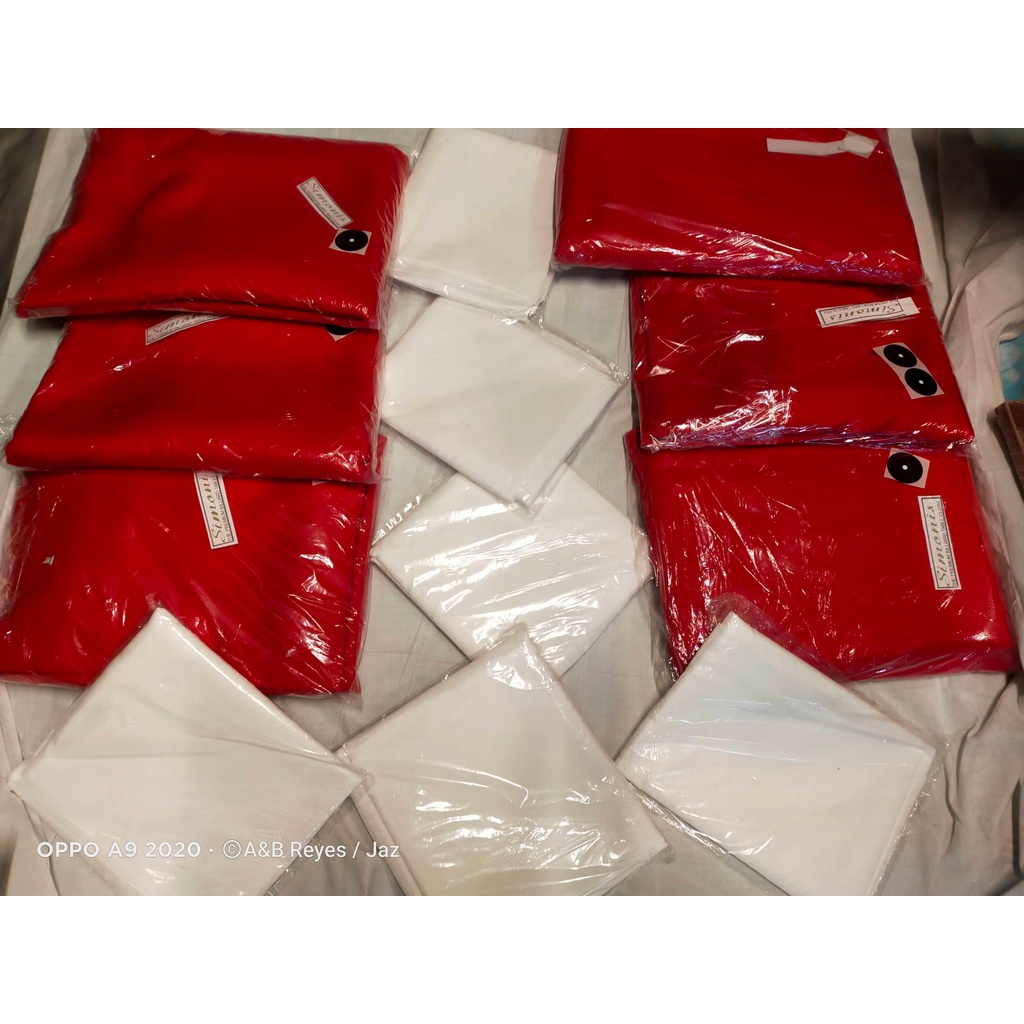 6PCS SIMONIS BILLIARD CLOTH RED WITH 6PCS KATSA / TAPETE NG BILYARAN ...